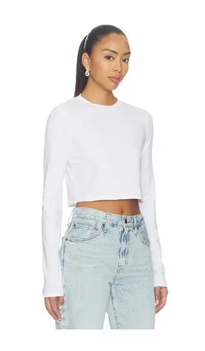FAVORITE DAUGHTER The Laura Crop Top Long Sleeve
