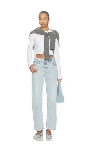 FAVORITE DAUGHTER The Laura Crop Top Long Sleeve