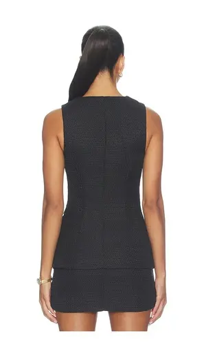 MORE TO COME Francesca Vest - Black
