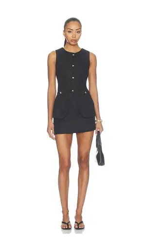 MORE TO COME Francesca Vest - Black