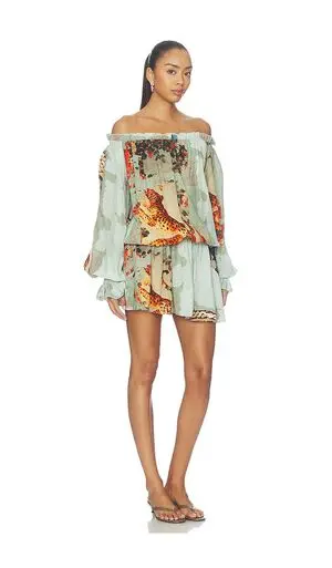 MUMA WORLD Bastet Yasmine Mini Dress In Multi
