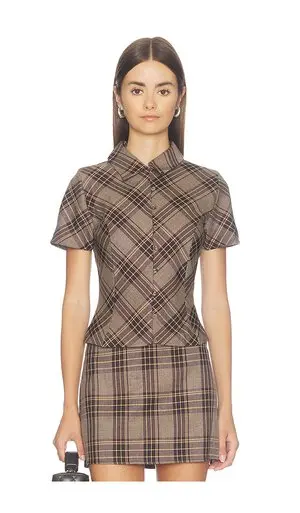 Superdown Mariam Top In Brown