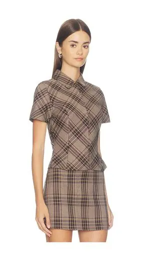 Superdown Mariam Top In Brown