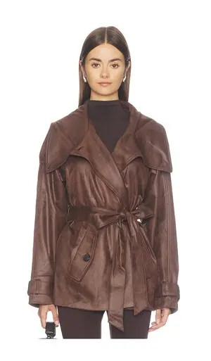 NIA William Jacket In Chocolate