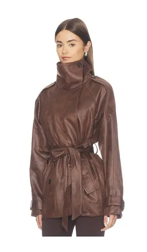 NIA William Jacket In Chocolate