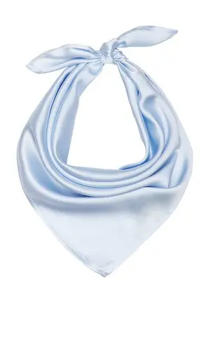 Donni. X The Silk Scarf In Baby Blue - Cloud