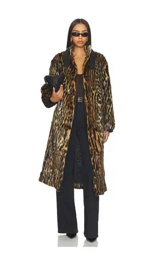 ET OCHS Vonn Combo Coat In Brown