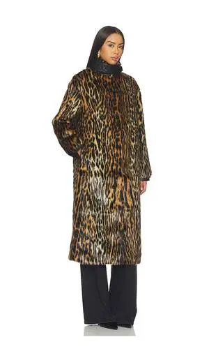 ET OCHS Vonn Combo Coat In Brown