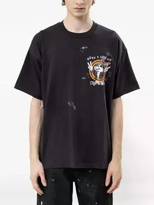 DOMREBEL Graphic-print T-shirt - Black