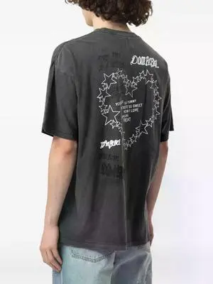 DOMREBEL Treats Teddy-bear Candy-print T-shirt