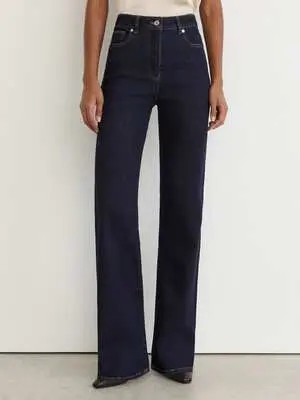REISS Andi Petite High-rise Bootcut Jeans