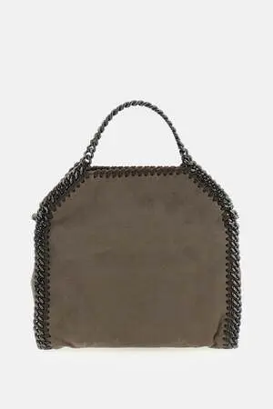 Stella McCartney Borsa Tote Tiny Falabella Alter Suede - Grigio