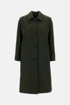 SCHNEIDERS Lena Cappotto Loden Lungo - Green