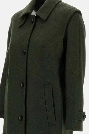 SCHNEIDERS Lena Cappotto Loden Lungo - Green
