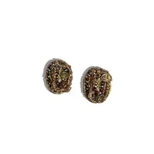SIMITRI Gold / Silver Gilded Coin Earrings - Gold/silver