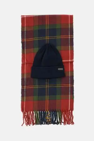 Barbour Set Regalo Swinton & Galingale - Rosso
