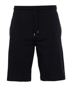 Paul Smith Logo Patched Shorts - Black