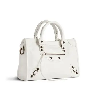 Balenciaga Le City Small Top Handle Bag - White