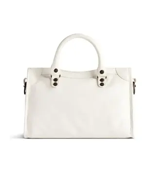 Balenciaga Le City Small Top Handle Bag - White