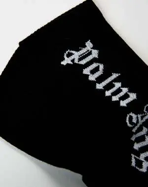 Palm Angels Logo Intarsia Socks