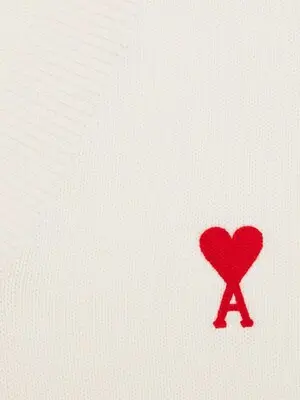 AMI Paris De Coeur V-neck Jumper