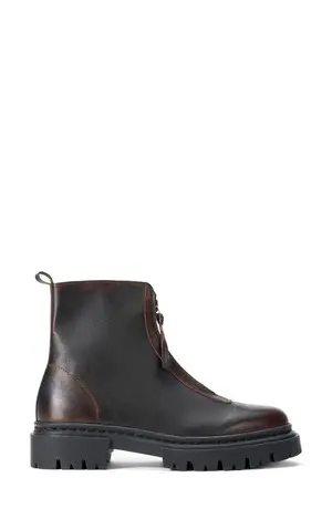 Staud Miles Leather Ankle Boot
