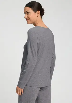 Hanro Natural Elegance Relaxed Round Neck Top
