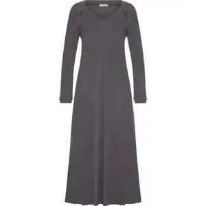 Hanro Pure Essence V-neck Cotton Nightgown - Boulevard