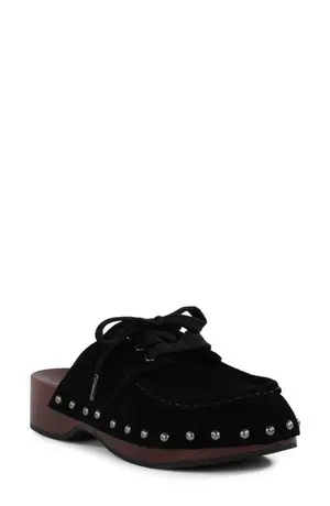 Seychelles Soak It In Leather Clog - Black
