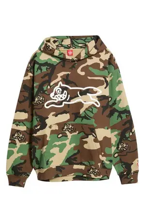 ICECREAM Caramel Cotton Uflage Graphic Hoodie