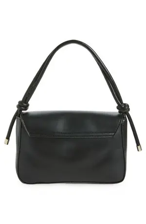 Bp. Faux Leather Foldover Mini Bag - Black