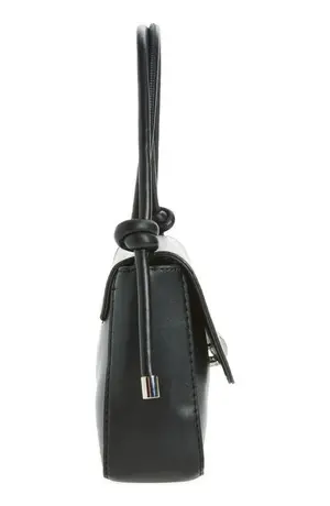 Bp. Faux Leather Foldover Mini Bag - Black