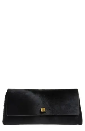 KHAITE Audrey Calf Hair Clutch