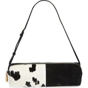 Khaite Kye Calf Hair And Suede Shoulder Bag - Natural