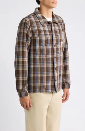 RHYTHM Alex Check Long Sleeve Button Up Shirt