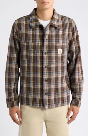 RHYTHM Alex Check Long Sleeve Button Up Shirt