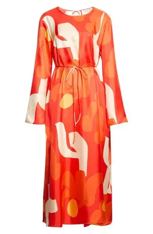 Marimekko Kesken Kukkahattu Midi Dress