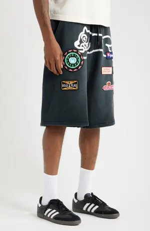 ICECREAM Choco Cotton Drawstring Shorts - Jet Set