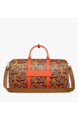 Mcm Ottomar Weekender Bag In Disco Visetos