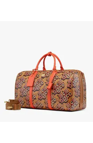 Mcm Ottomar Weekender Bag In Disco Visetos