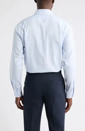 Nordstrom Trim Fit Check Dress Shirt