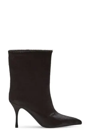 Jeffrey Campbell Raqib Genuine Calf Hair & Leather Bootie - Coffee