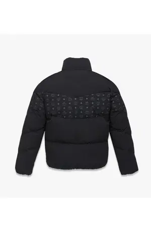 Mcm Monogram Print Puffer Jacket In Econyl