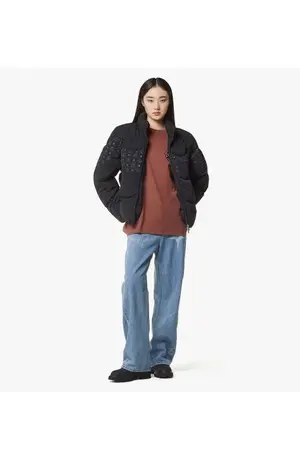 Mcm Monogram Print Puffer Jacket In Econyl