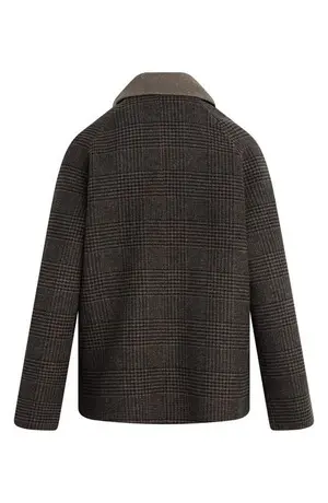 FAVORITE DAUGHTER Cameron Houndstooth Coat - Ganache Houndstooth