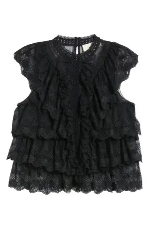Love The Label Eden Ruffle Lace Top