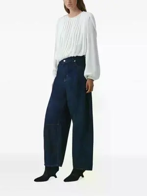 Simkhai Frida Silk Georgette Blouse
