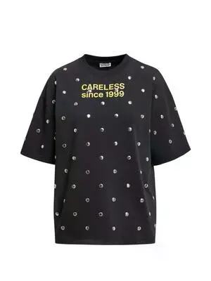 Essentiel Antwerp Kourse Stud-embellished T-shirt - Black