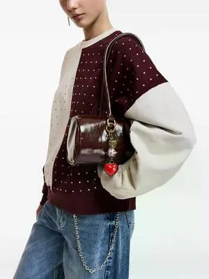Essentiel Antwerp Rhinestone-embellished Color-block Sweatshirt