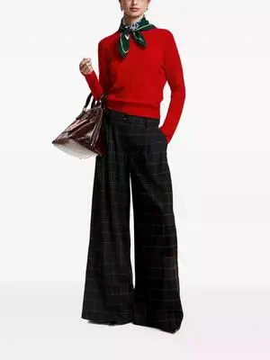 Essentiel Antwerp Kash Ribbed-trim Sweater - Red